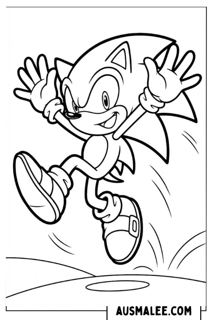 Sonic Ausmalbilder Zum Ausdrucken