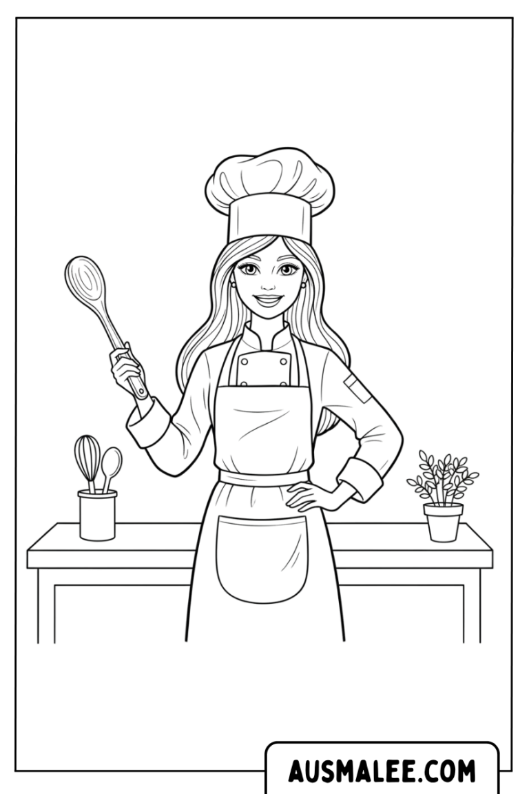24 Free Barbie Coloring Pages to Print