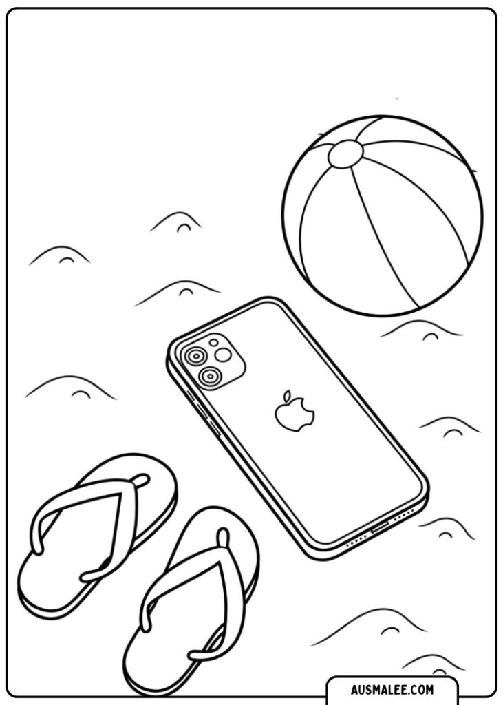 20 kostenlose iPhone Ausmalbilder zum Ausdrucken