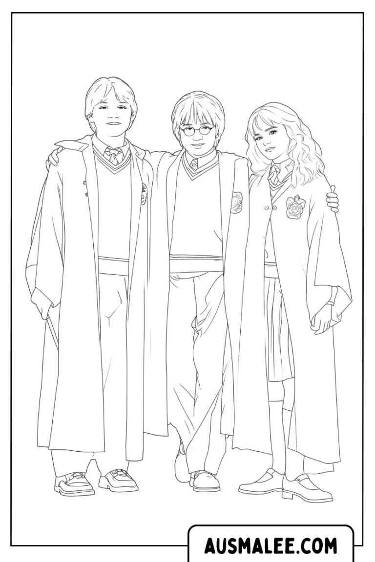 Ausmalbild Harry Potter