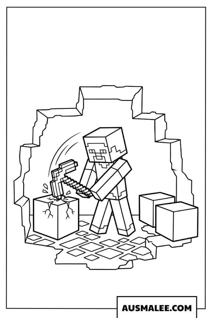 22 kostenlose Minecraft Ausmalbilder zum Ausdrucken