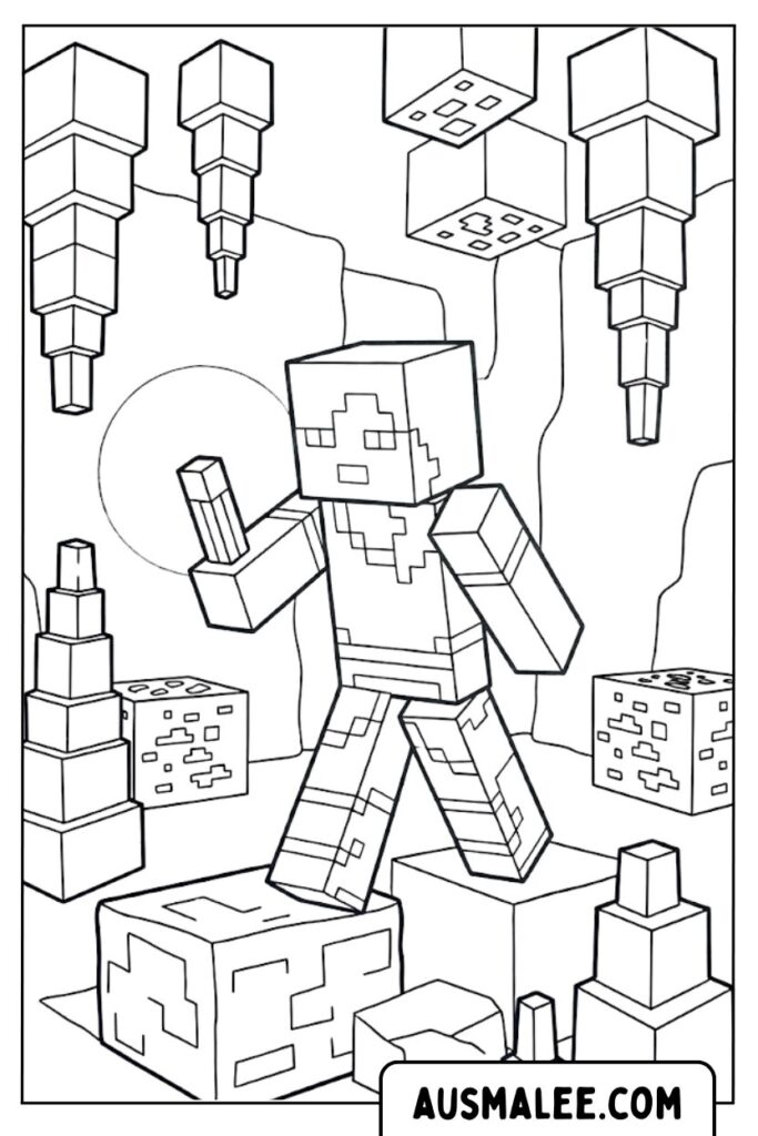 22 kostenlose Minecraft Ausmalbilder zum Ausdrucken