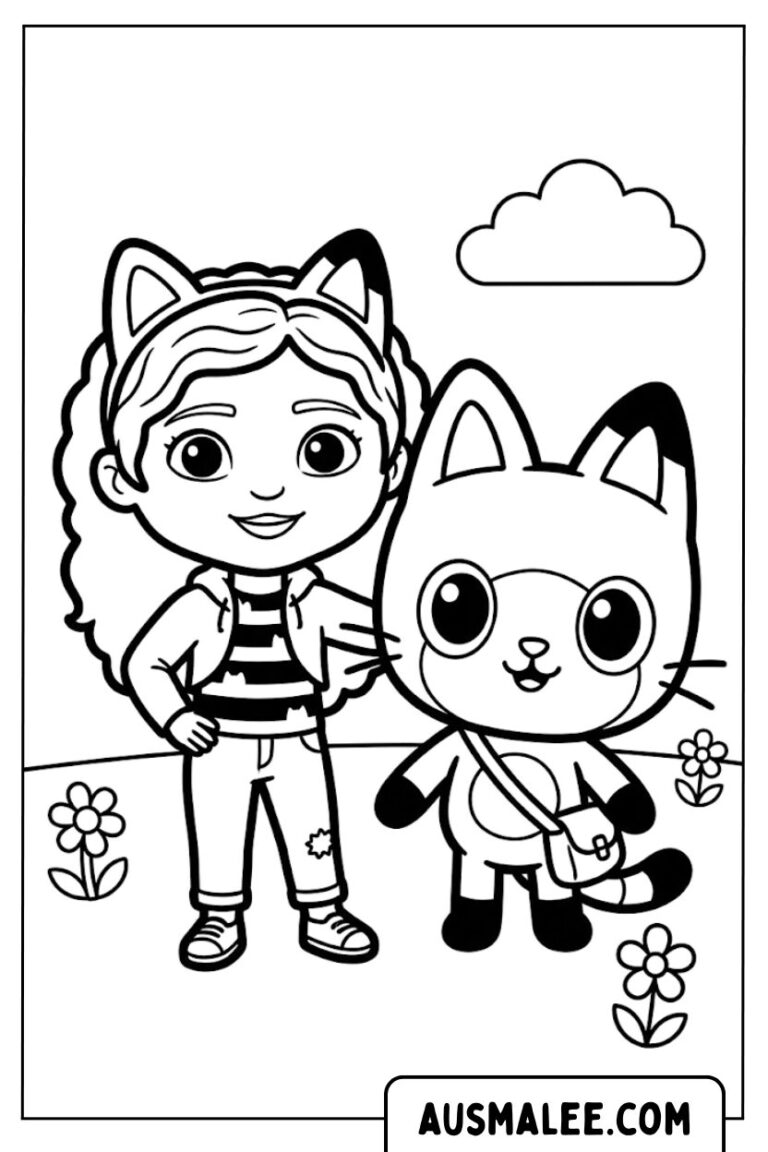 Top 20 Free Gabby Cat Coloring Pages