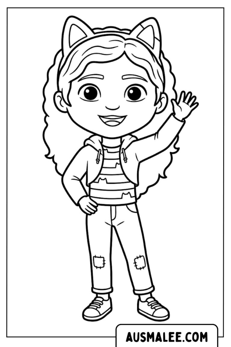 Top 20 Free Gabby Cat Coloring Pages