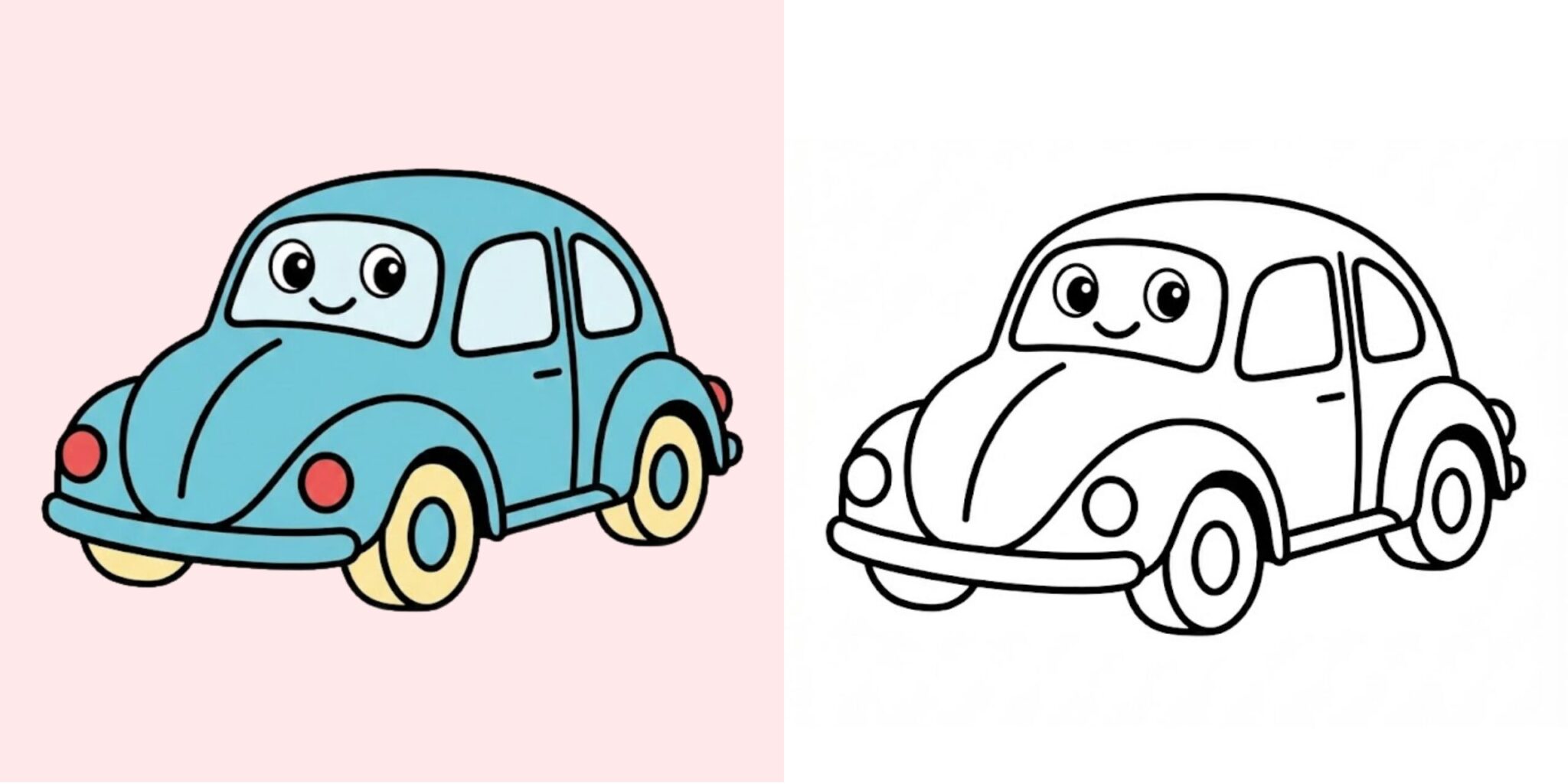 Top 16 dessins à colorier de voitures gratuits