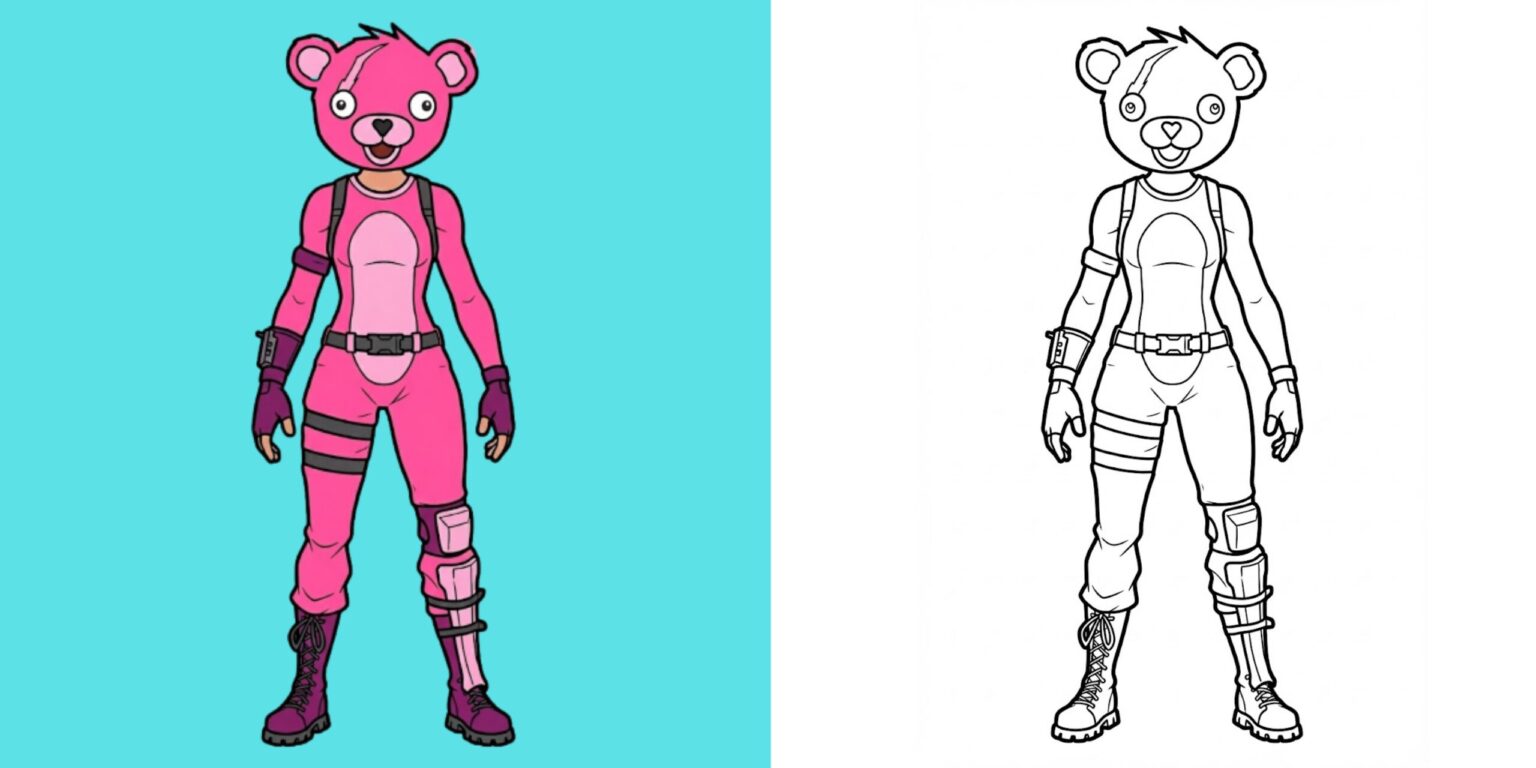 20 Cool Fortnite Coloring Pages & Templates for Gamers