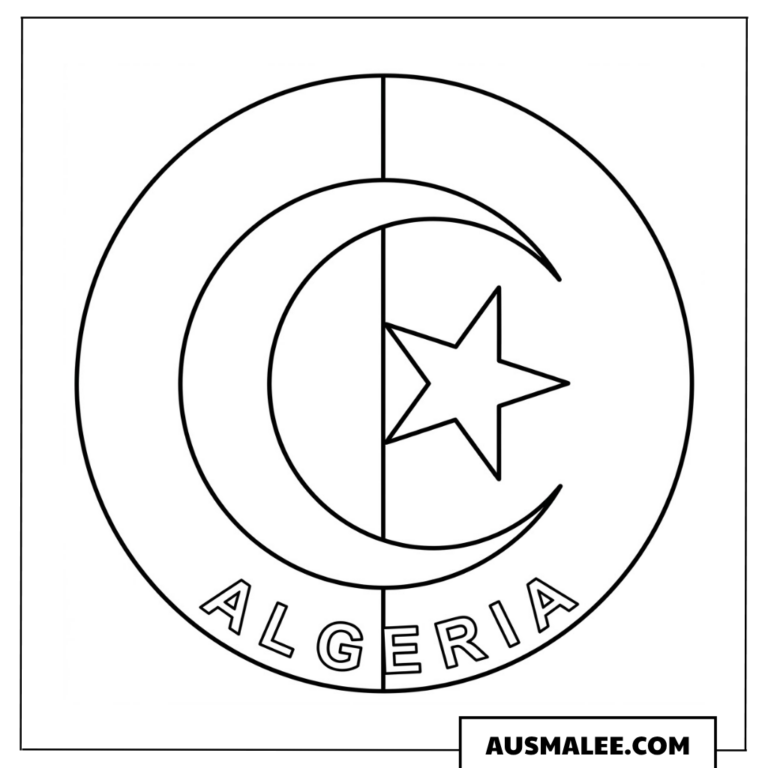 Fußball WM 2026: Argentinien gegen Algerien Ausmalbilder | Ausmalee