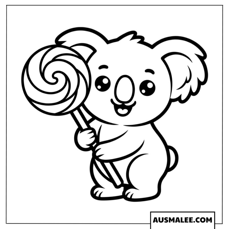 Koala Ausmalbild: 19+ Kostenlose Malvorlagen zum Ausdrucken | Ausmalee