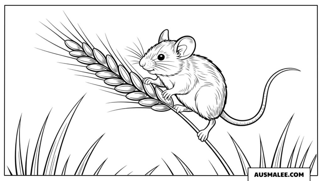 Maus Ausmalbild: Kostenlose Malvorlagen von niedlich bis realistisch ...