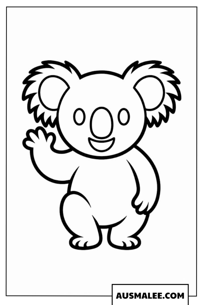 Koala Ausmalbild: 19+ Kostenlose Malvorlagen zum Ausdrucken | Ausmalee